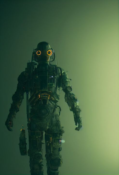 Cyborg Scout - Cyberpunk - Distopian Future - Cyberpunk - Digital Art ...