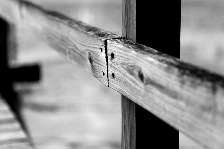 Wooden Rail - Cantor Photography - Photography, Abstract, Man-made ...