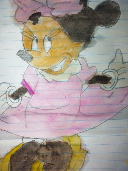 Mini mouse - Gabu - Paintings & Prints, Childrens Art, Disney - ArtPal