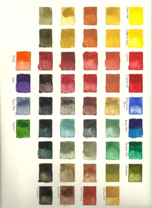 Color Test Pallette - SMALL Shop Architecture - Drawings & Illustration ...