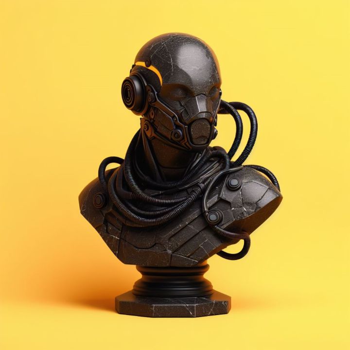 Mar bust 33 - OpenWallGallery - Digital Art & AI, Science & Technology ...