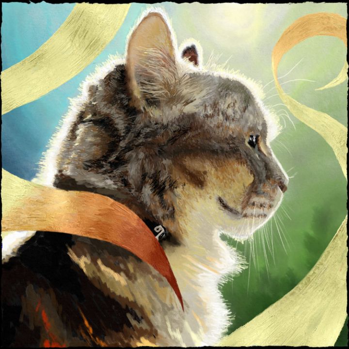 Prettified Tabby - ManyArtForms - Digital Art & AI, Animals, Birds, & Fish, Cats & Kittens ...