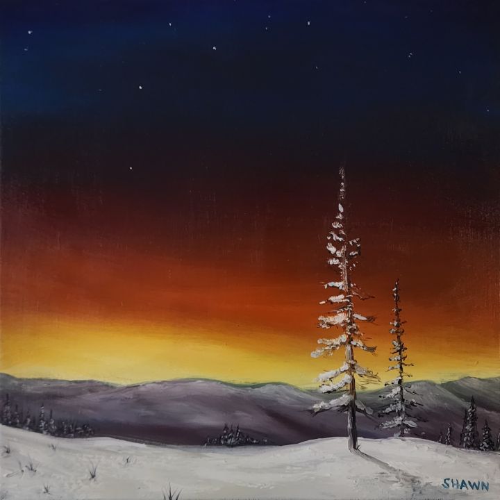 Merry Christmas - Shawny Fin - Paintings & Prints, Landscapes & Nature ...