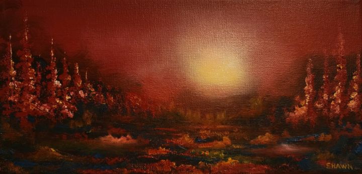 Ultraviolet - Shawny Fin - Paintings & Prints, Landscapes & Nature ...