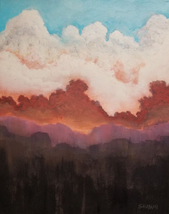 Clay Earth Dawn - Shawny Fin - Paintings & Prints, Landscapes & Nature ...