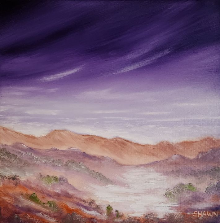 Frozen Desert - Shawny Fin - Paintings & Prints, Landscapes & Nature ...