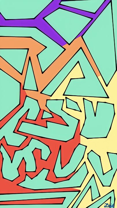 Deranged Mind. - Loid - Digital Art & AI, Abstract, Geometric - ArtPal