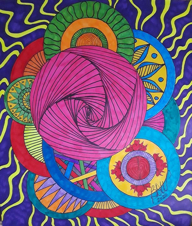 SPHERICAL MODELS - Ganymede2064 - Drawings & Illustration, Abstract ...