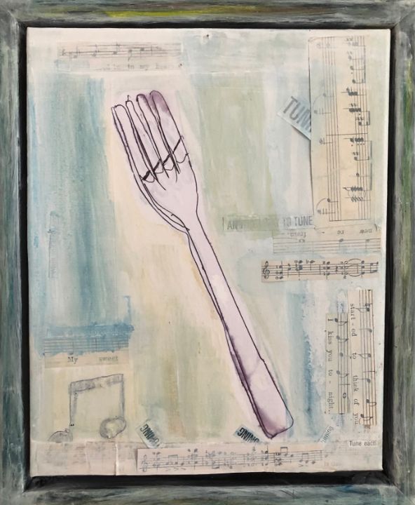 Trauma's Tuning Forks - KarensArtCart - Paintings & Prints, Abstract ...