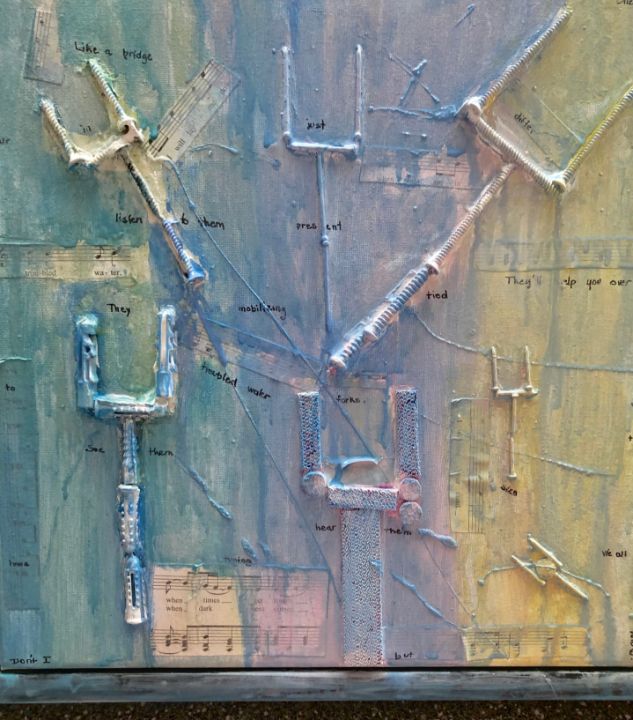 Tuning Fork Symphony - KarensArtCart - Paintings & Prints, Abstract ...