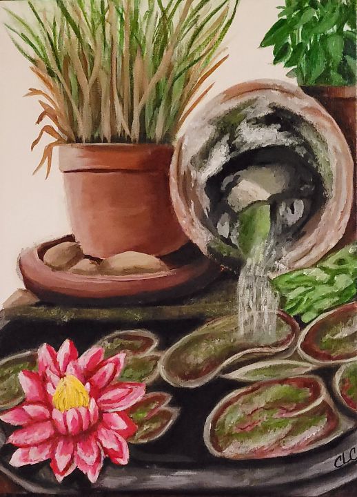 Pond - Candice Leigh Artist - Paintings & Prints, Still Life, Floral ...