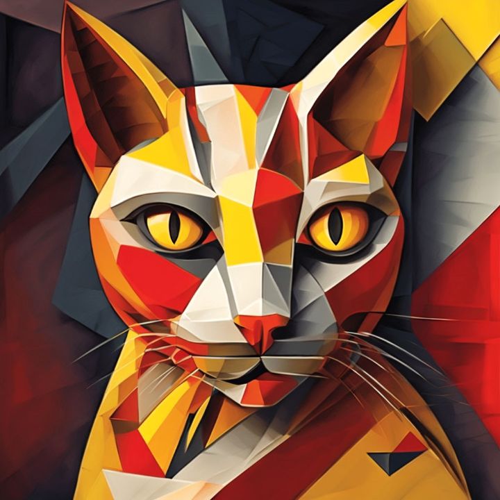 Code Cat - R.S. - Digital Art & AI, Animals, Birds, & Fish, Cats ...