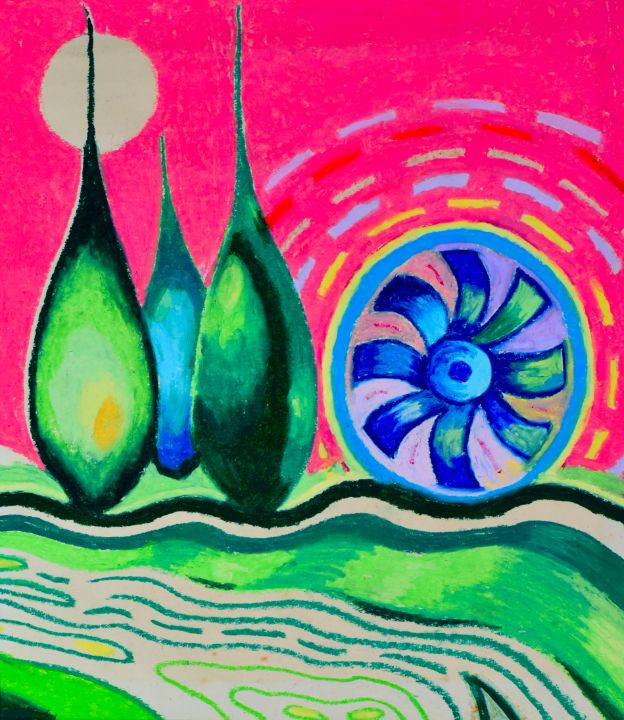 Earthly Delights - Derek Ian Kemp - Paintings & Prints, Fantasy ...