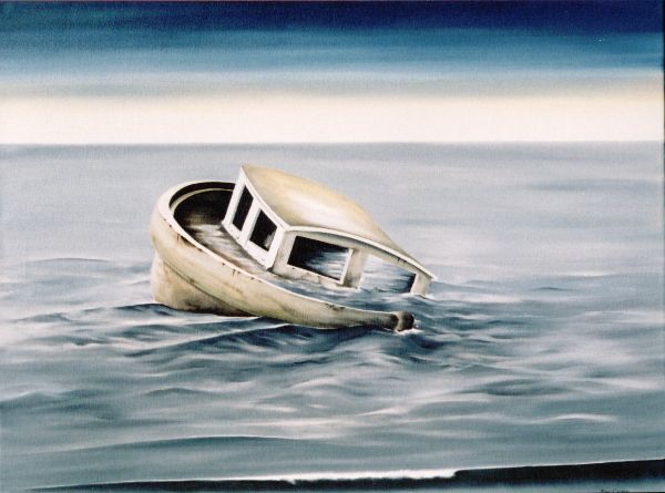 Lost at Sea II - Mark Cawood - Paintings & Prints, Politics ...