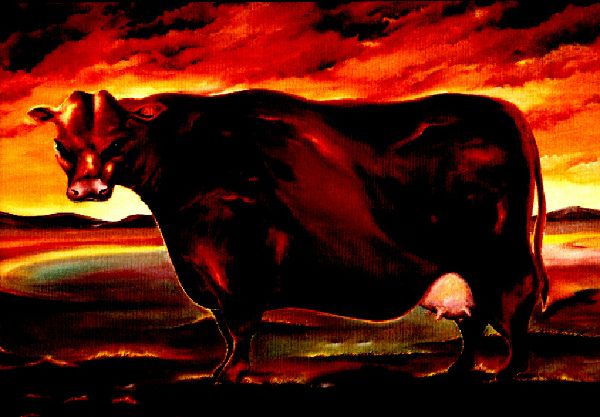 Beef Holocaust III - Mark Cawood - Paintings & Prints, Animals, Birds ...