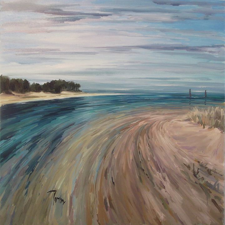 Across the Findhorn - Tom Barron Artist - Paintings & Prints ...