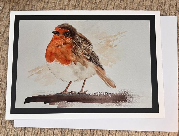 American Robin B0017 - watercolorsbyjudy - Paintings & Prints, Animals ...