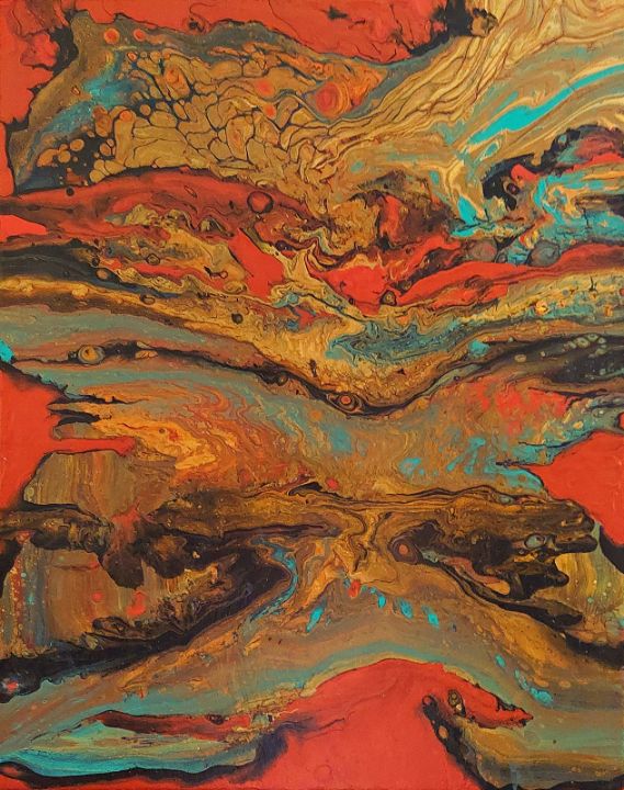 Heavy Metal - CAC Carmell Art Company - Paintings & Prints, Abstract ...