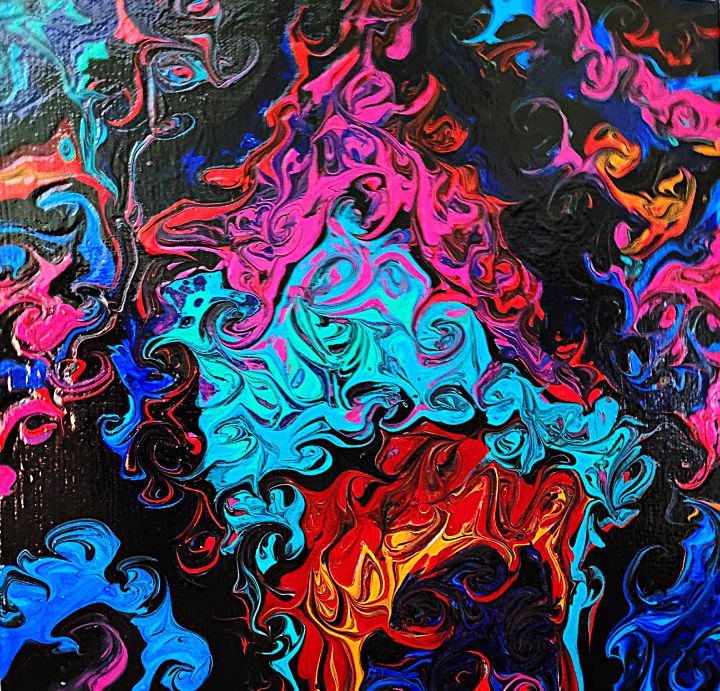 Curly Q - CAC Carmell Art Company - Paintings & Prints, Abstract ...
