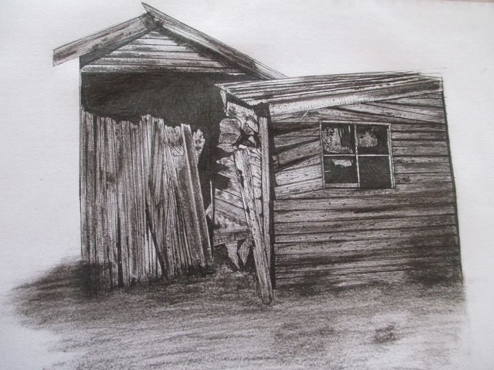 Old Shed - Karu Design - Drawings & Illustration, Animals, Birds ...