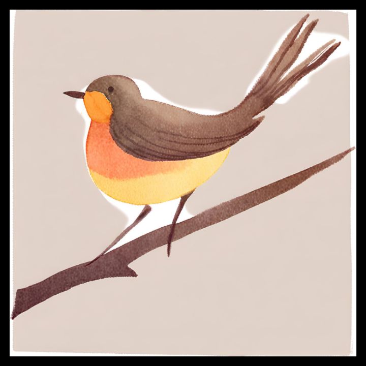 Birdy - Redick Designs - Drawings & Illustration, Animals, Birds ...