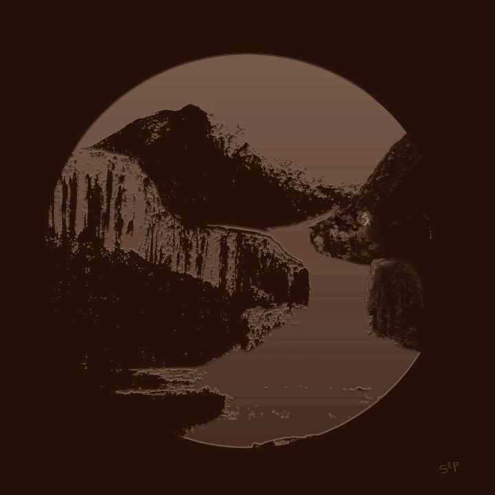 Tintype Landscape - Sherry Elliott Pope - Paintings & Prints ...
