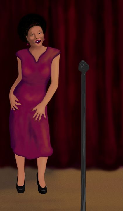 The Singer - Sherry Elliott Pope - Paintings & Prints, People & Figures ...