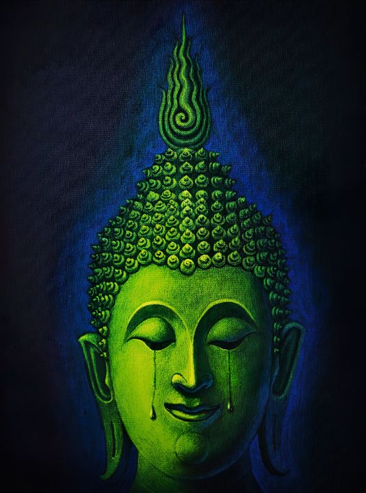 Buddha Cry - SkillHall - Paintings & Prints, Religion, Philosophy ...