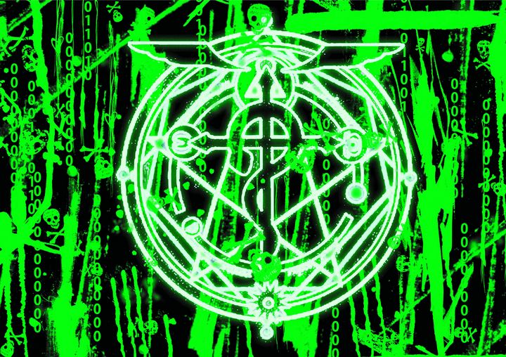 Alchemist in the Matrix - Rad Wizard Designs - Drawings & Illustration ...