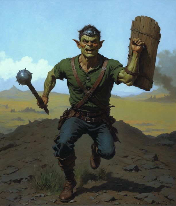 Goblin Attack! - Fantastic Art of Dodger - Paintings & Prints, Fantasy ...