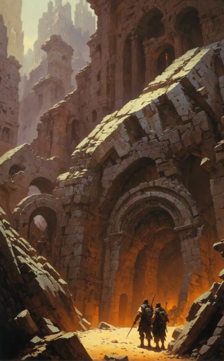 Temple of Apshai - Fantastic Art of Dodger - Paintings & Prints ...