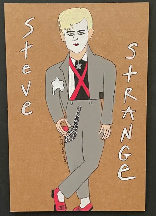 Steve Strange - abrslr - Paintings & Prints, People & Figures, Celebrity, Musicians - ArtPal