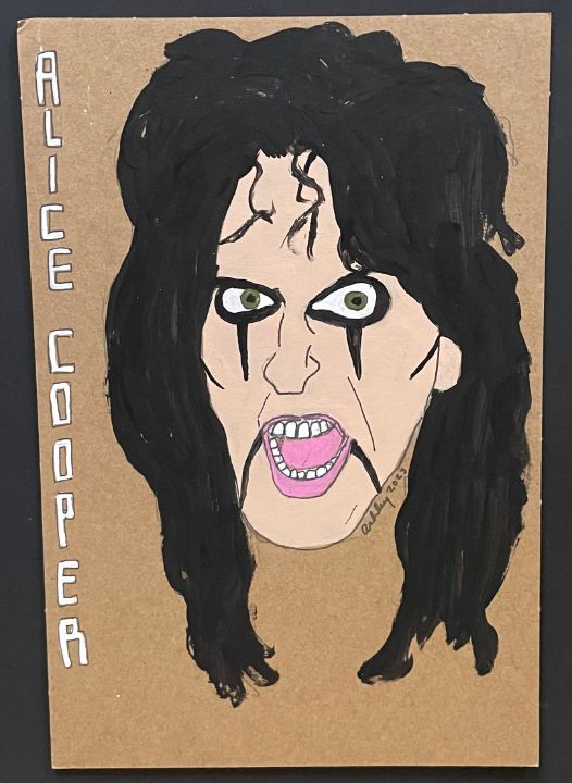 Alice Cooper - abrslr - Paintings & Prints, People & Figures, Celebrity ...
