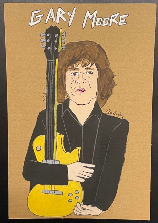 Gary Moore - abrslr - Paintings & Prints, People & Figures, Celebrity ...