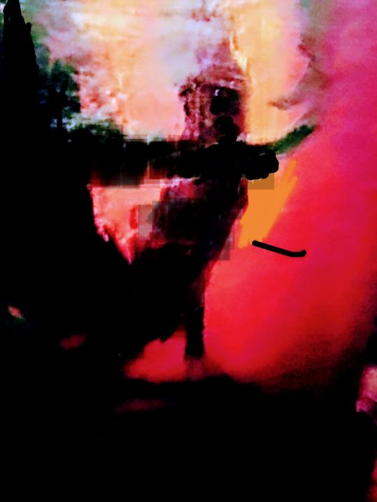 Mayan Prince - Benjamin Valdez - Paintings & Prints, Abstract ...