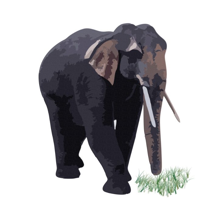 Elephants of Ceylon - Johnsons Workshop - Digital Art & AI, Animals ...