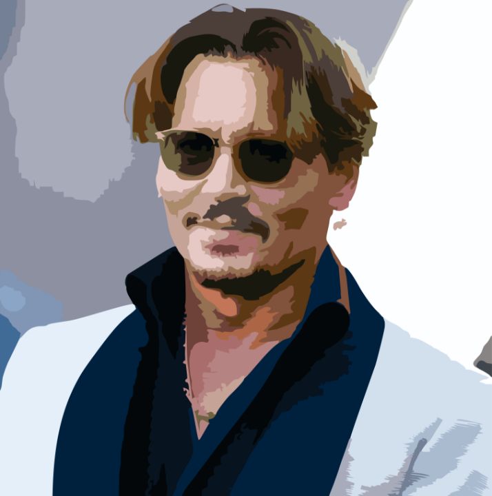 Digital Art Johnny Depp # 1 - Johnsons Workshop - Digital Art & AI ...
