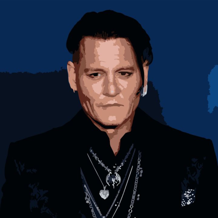 Digital Art Johnny Depp # 4 - Johnsons Workshop - Digital Art & AI ...