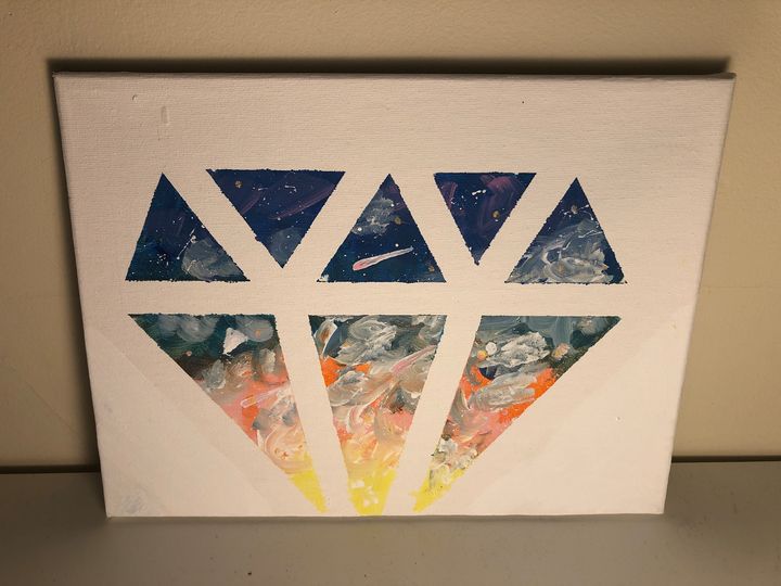 Space Diamond - aKs Art - Paintings & Prints, Astronomy & Space ...