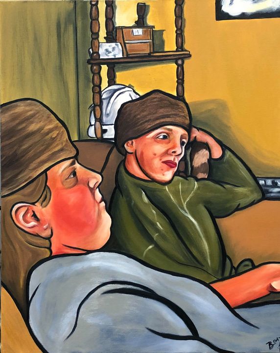 We Missed You - Bo Revelle Art - Paintings & Prints, People & Figures ...