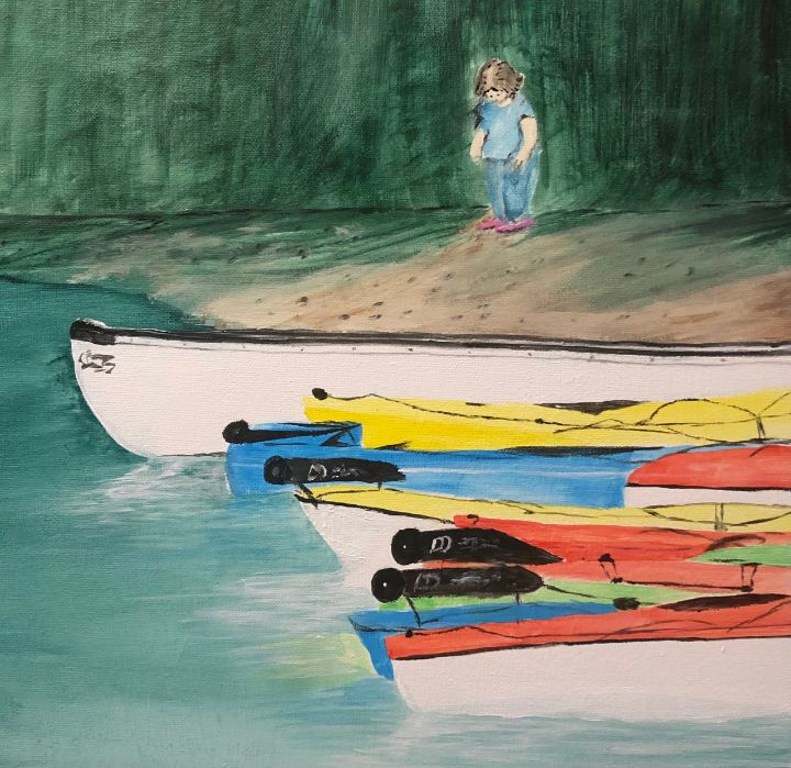 Too Young - Nicki Bennett - Paintings & Prints, Sports & Hobbies, Boating - ArtPal