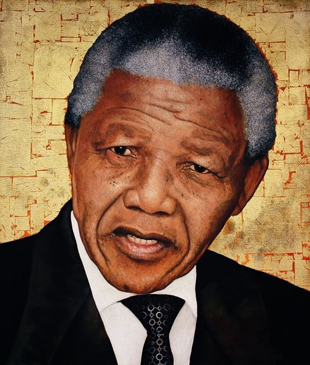 Mandela Icon - Artist Print - Marc Alexander - Paintings & Prints ...