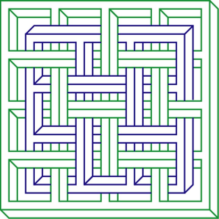 Interlocker - Geometrica Designs - Drawings & Illustration, Abstract ...