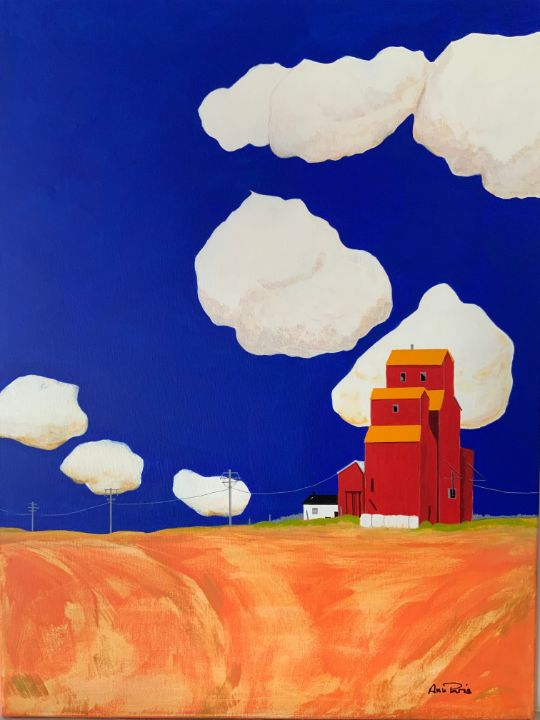 Saskatchewan Barn - Ann Paris Art - Paintings & Prints, Landscapes ...