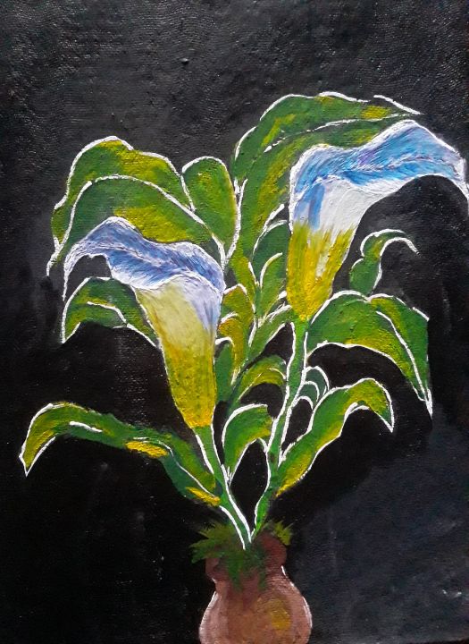 Jouri flower - Moroccon art - Paintings & Prints, Abstract, Color - ArtPal