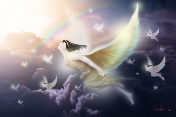 Angel Going To Heaven