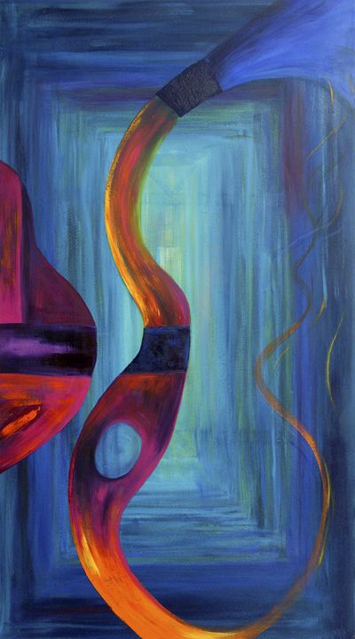 THE END - Sena Tidwell - Paintings & Prints, Abstract, Color - ArtPal