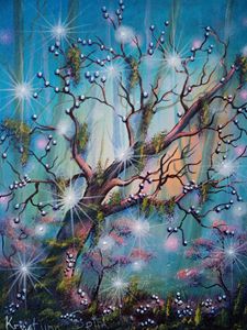 The Wishing Tree - Krystyna Spink - Paintings & Prints, Landscapes ...