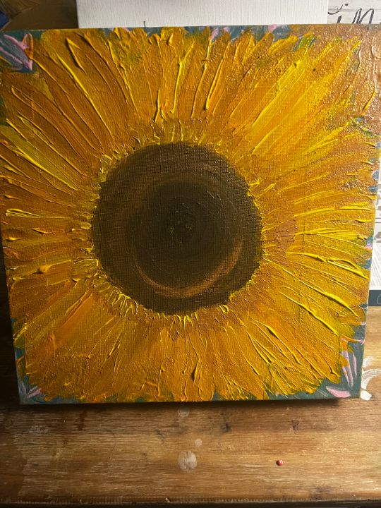 Sunflower - By Your Side - Paintings & Prints, Flowers, Plants, & Trees ...