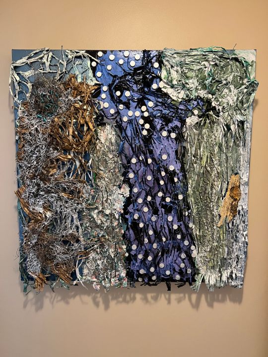 Raw Ocean Collage - Wylie Canvas Creations - Paintings & Prints ...